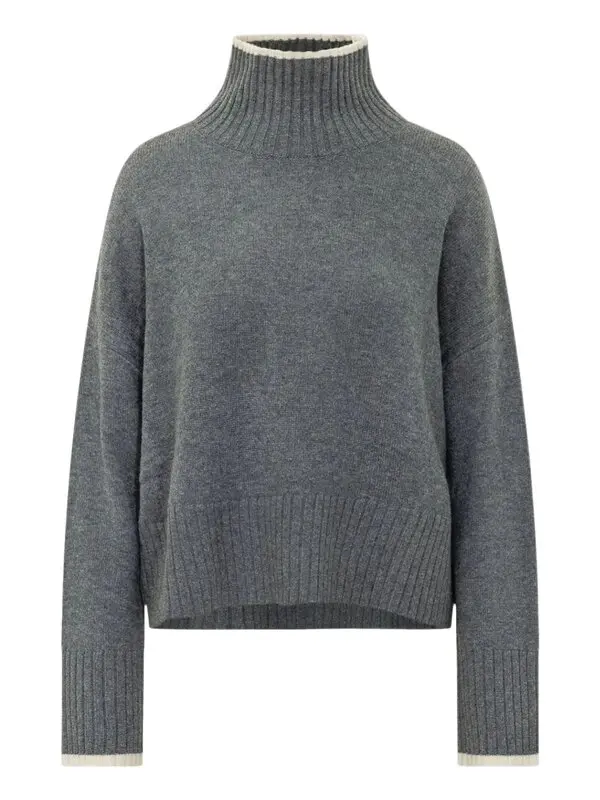 Pinko Turtleneck Knitted Jumper - Grey