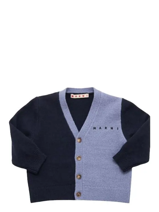 Marni Wool Blend Cardigan - Black
