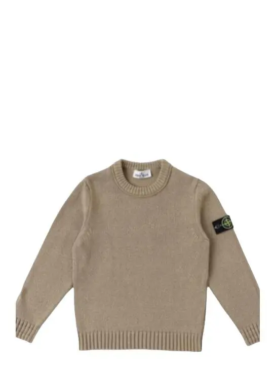 Stone Island Cotton Blend Knit Sweater - Gray