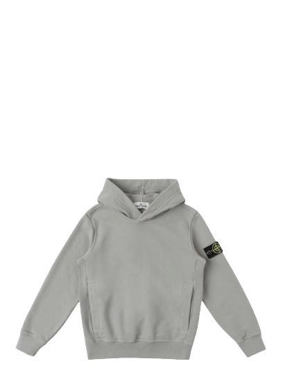 Stone Island Hooded Longsleeve Knit Sweater - Gray