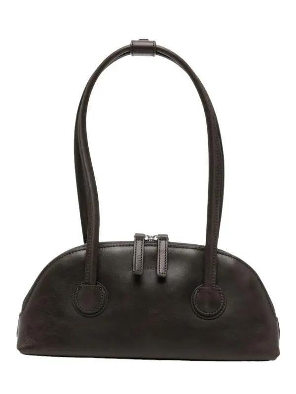 MARGESHERWOOD Zippered Handbag - Brown