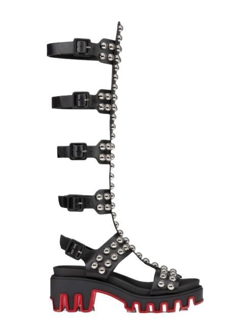 CHRISTIAN LOUBOUTIN Gladiadune Sandals - Black