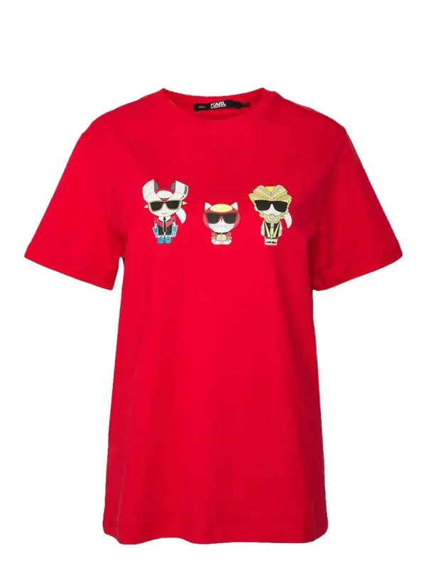 Karl Lagerfeld Graphic T-shirt - Red