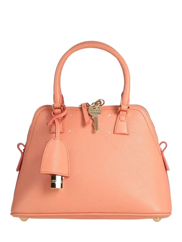 MAISON MARGIELA Pebbled-leather Boston Bag - No