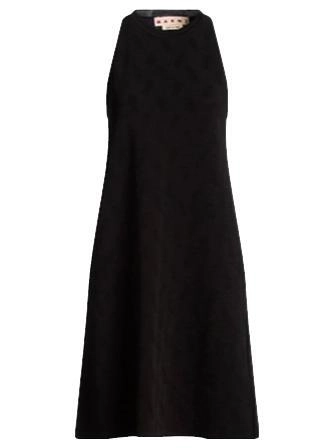 Marni Sleeveless Knitted Dress - Black