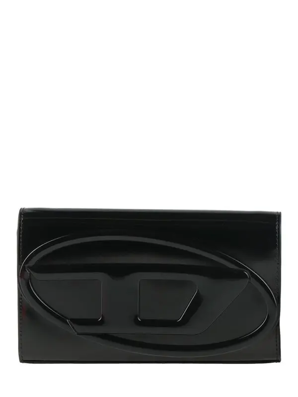 DIESEL® Compact Leather Bag - Black