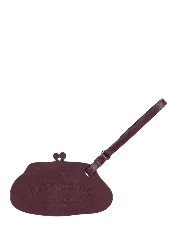 Max Mara Solid Color Leather Bag - Red
