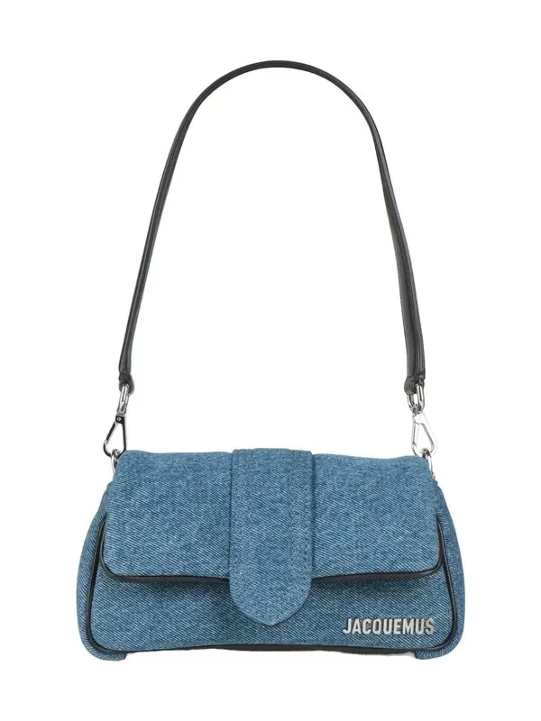 Jacquemus Two-tone Denim Baguette Bag - Blue
