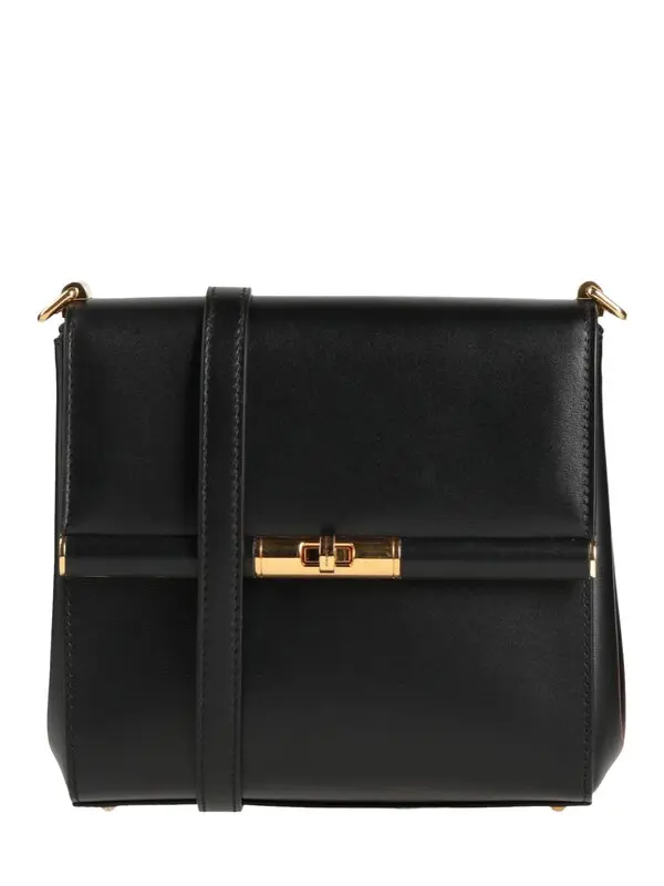 Dolce & Gabbana Compact Leather Flap Bag - Black