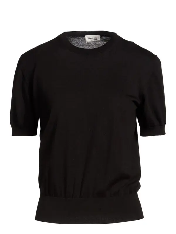 Saint Laurent Wool Knit Sweater - Black