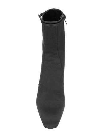 Saint Laurent Pointed-toe Block Heel Ankle Boots - Black