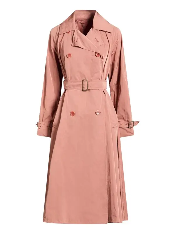 Max Mara Solid Color Trench Coat - No