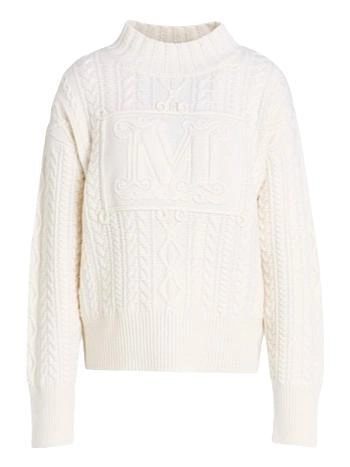 Max Mara Simple Knitted Sweater - White