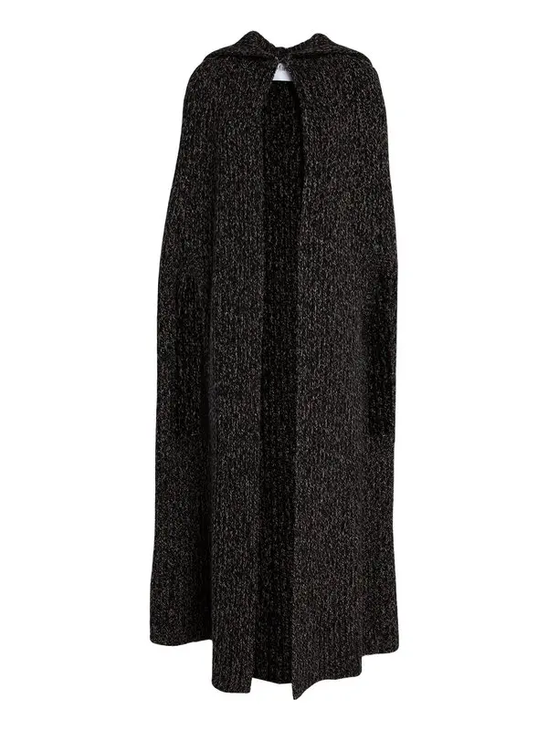Max Mara Solid Color Cloaks - Black