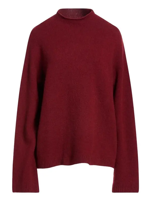 Max Mara Minimal Solid Knit Sweater - Red