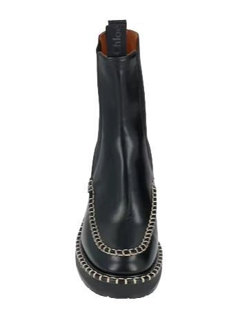 Chloé Minimal Chelsea Boots - Black