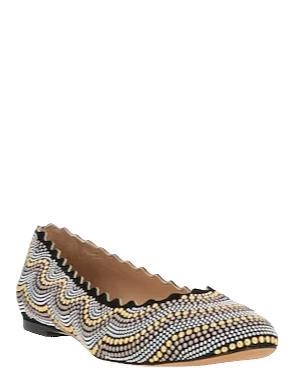 Chloé Minimal Ballet Flat Shoes - Black