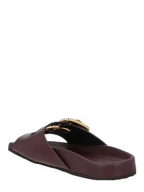 Chloé Minimal Round-toe Sandals - Black