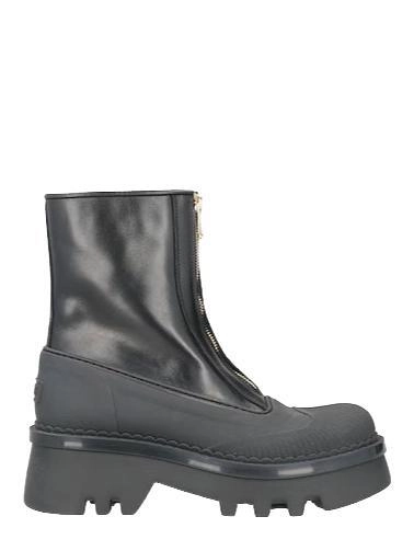 Chloé Solid Color Platform Boots - Black