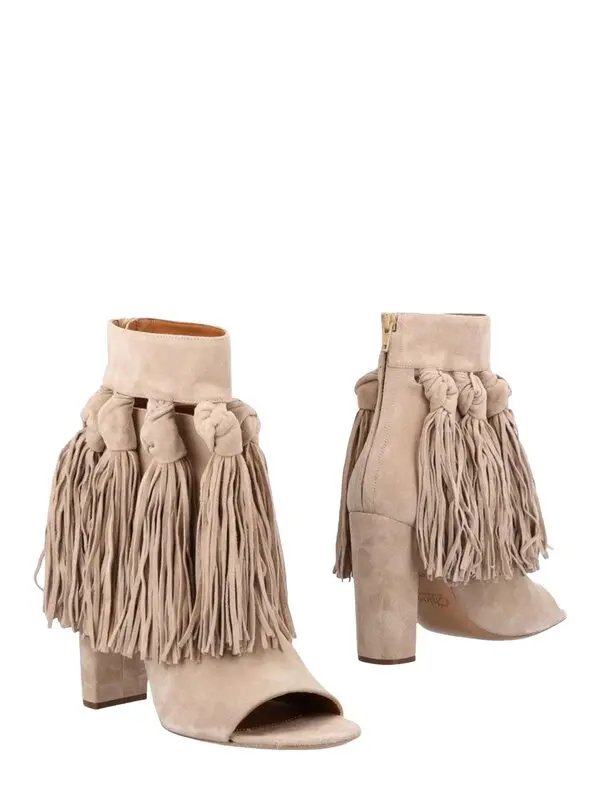 Chloé Zip-up Heeled Sandals - No
