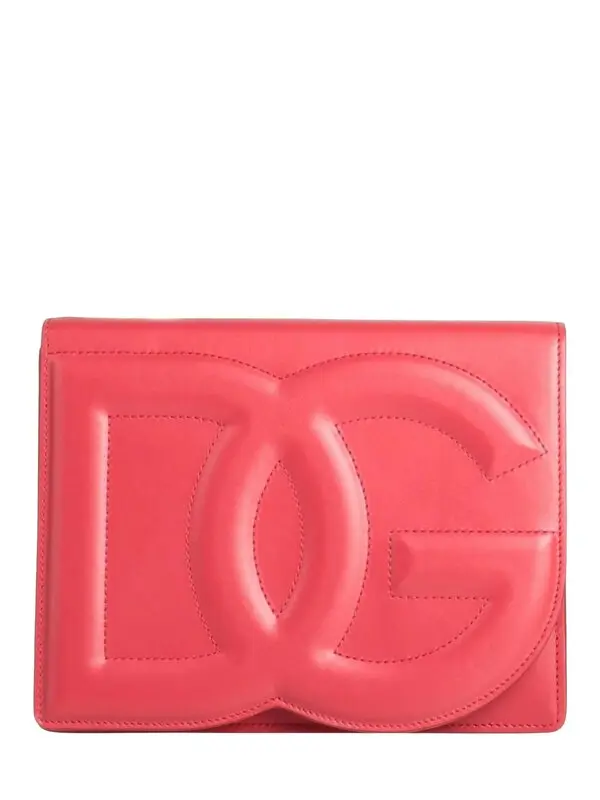 Dolce & Gabbana Compact Leather Clutch - Red