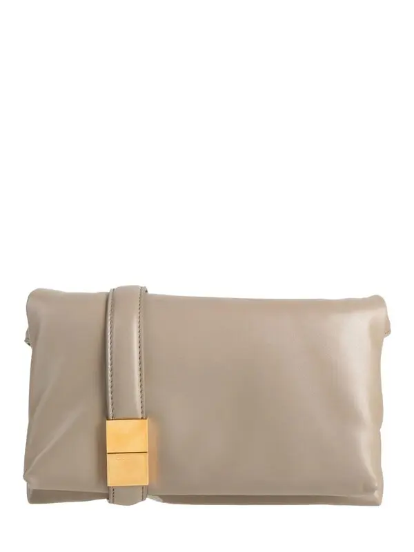 Marni Solid Color Crossbody Bag - Gray