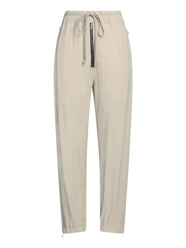 Rick Owens Solid-colored Tapered Trousers - Grey
