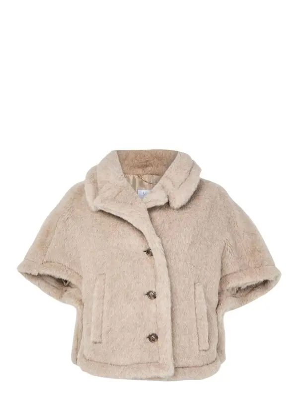 Max Mara Teddy Cape - Nude