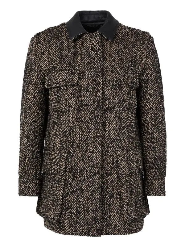 Max Mara Angio Coat - Black