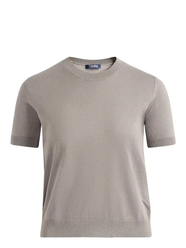 Max Mara Giulietta Crewneck Knitted Jumper - Gray