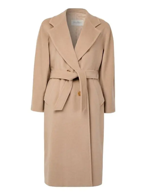 Max Mara Long-sleeved Coat - Nude