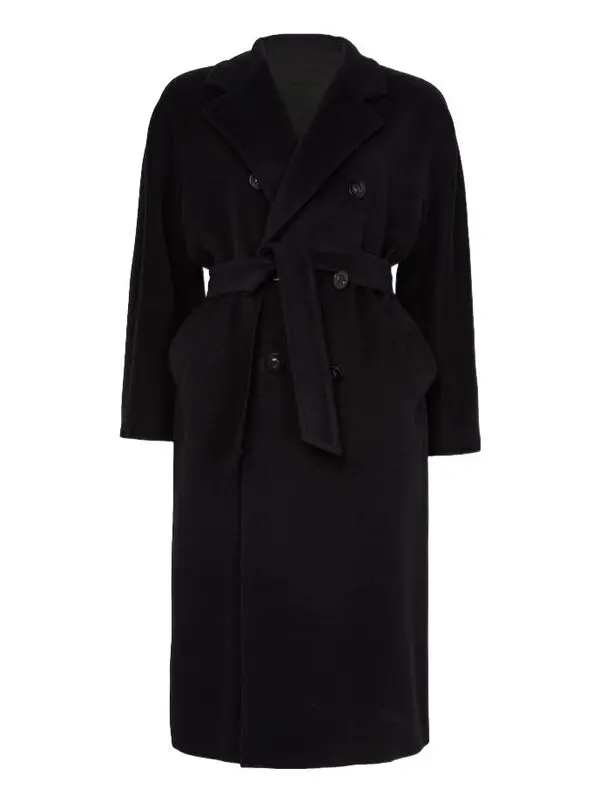 Max Mara Long-sleeved Coat - Black