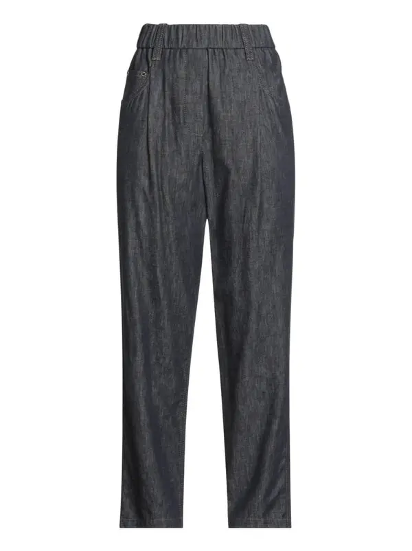Brunello Cucinelli Denim Trousers - Black