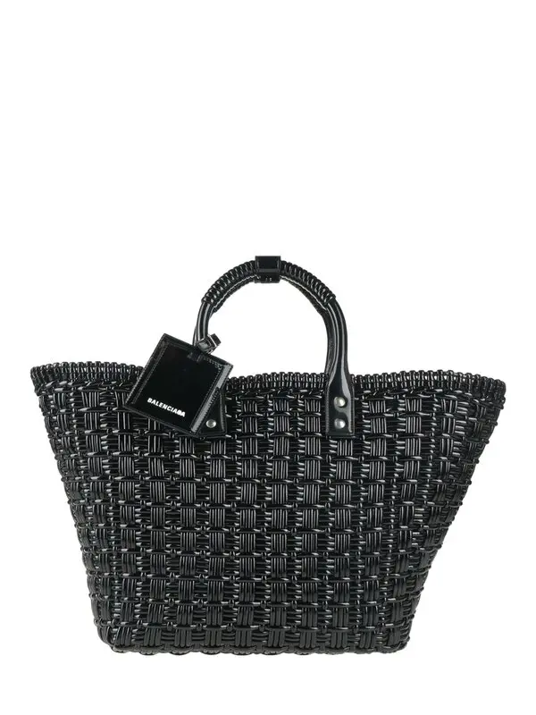 Balenciaga Plain Colour Handbag - Black