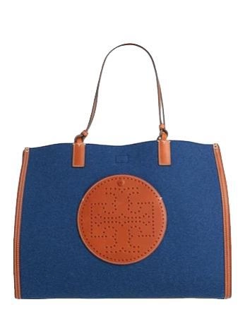 Tory Burch Large Two-color Handbag - Blue