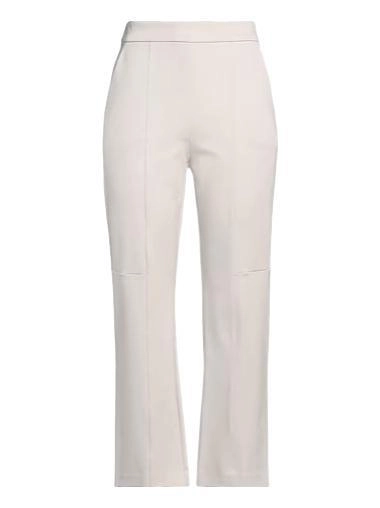 Max Mara High-waisted Stretch Straight-leg Pants - White
