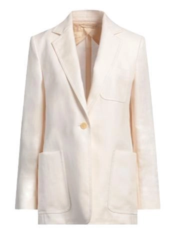 Max Mara Simple Single-breasted Suit Jacket - White