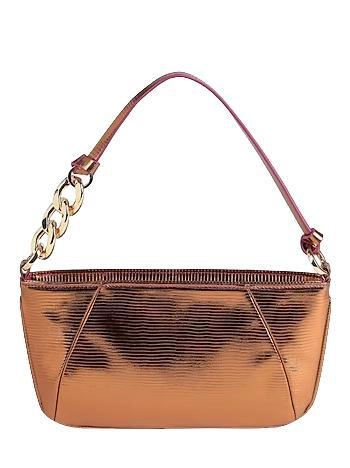 MAXCO. Medium Lizard-pattern Shoulder Bag - Brown