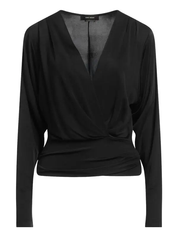 Isabel Marant Étoile Deep V-neck Top - Black