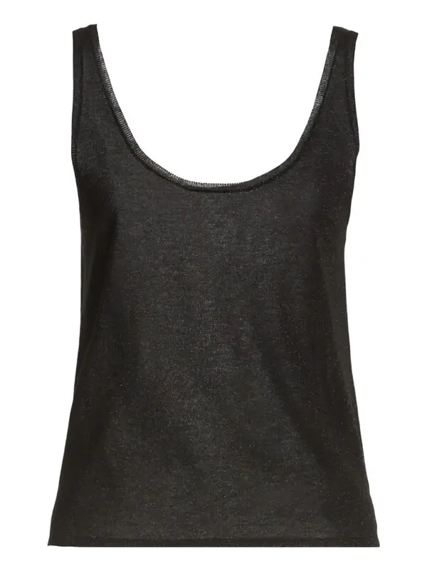 Saint Laurent Lightweight Knit Top - Black