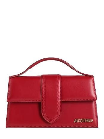 Jacquemus Medium Shiny Leather Shoulder Bag - Red