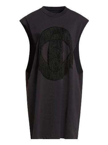 MAISON MARGIELA Solid-color T-shirt Skirt - Black