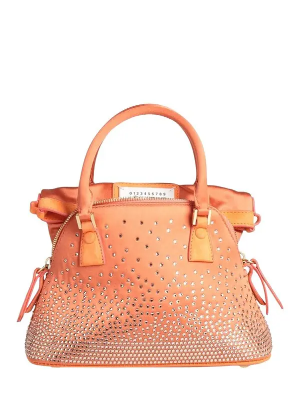 MAISON MARGIELA Embellished Satin Tote - Pink