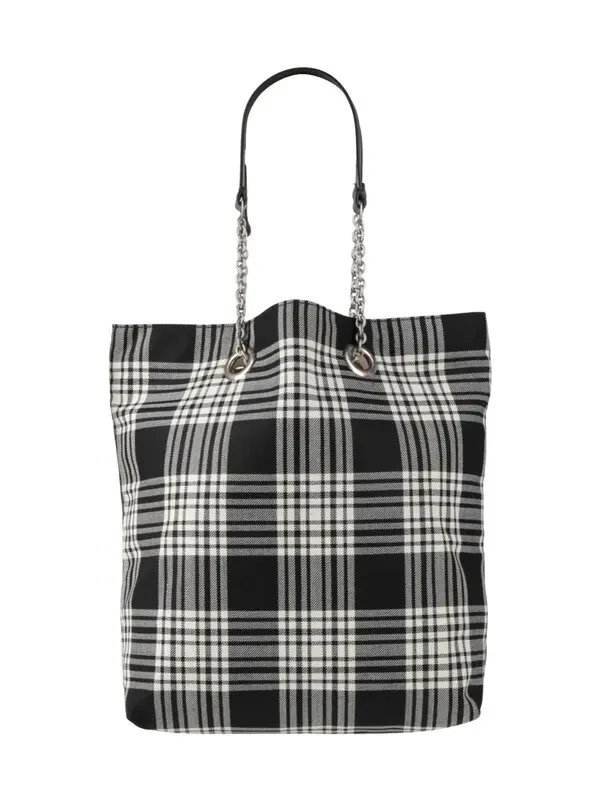 Marni Plaid Handbag - Gray