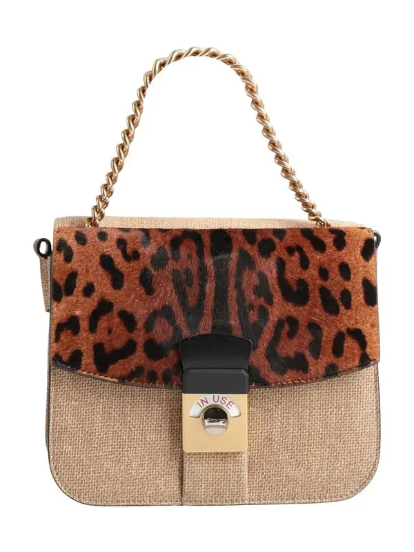 MAISON MARGIELA Leopard-print Handbag - Brown