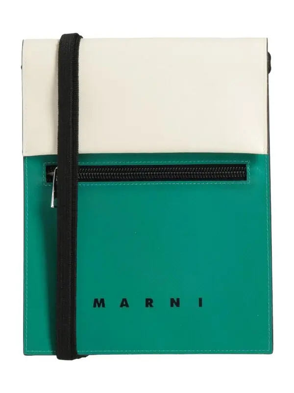 Marni Two-tone Crossbody Bag - Green