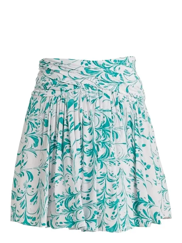 Isabel Marant Étoile Printed Flared Midi Skirt - Blue