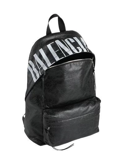 Balenciaga Minimal Leather Backpack - Black