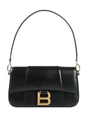 Balenciaga Leather Flap Bag - Black