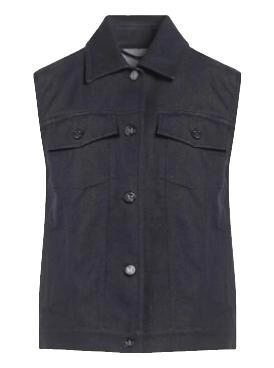 Max Mara Denim Outerwear - Black